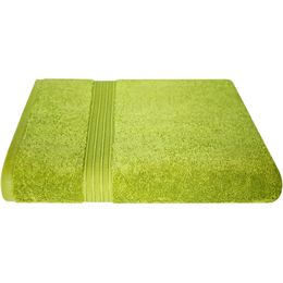 Badetuch Dyckhoff "Siena", apfel, B:100cm L:150cm, Walkfrottier, Obermaterial: 100% Baumwolle, Handtücher, in tollen Unifarben