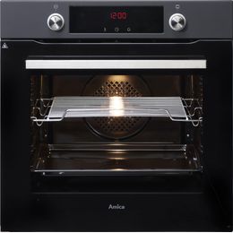 Amica Pyrolyse Backofen "EBPX 945 600 SM", Energieeffizienz: A+ (A+++-D), schwarz, B:59,5cm H:59,5cm T:57,5cm, Backöfen, Extra großer Backofeninnenraum.
