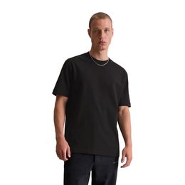 Marc O'Polo T-Shirt MARC O'POLO DENIM, Herren, Gr. XL, schwarz, Jersey, Obermaterial: 100% Baumwolle, relaxed fit normal, Rundhals, Shirts, relaxed aus schwerem Bio-Baumwoll-Jersey