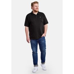 Poloshirt Lerros "Lerros Basic Poloshirt", Herren, Gr. 4XL, schwarz, 100% Baumwolle, ohne Ausschnitt, Shirts