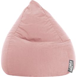 Sitzsack MAGMA HEIMTEX "BeanBag EASY L", rosa (altrose), B:90cm, Bezug: 100% Polyester, Sitzsäcke
