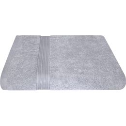 Badetuch Dyckhoff "Siena", silbergrau, B:100cm L:150cm, Walkfrottier, Obermaterial: 100% Baumwolle, Handtücher, in tollen Unifarben