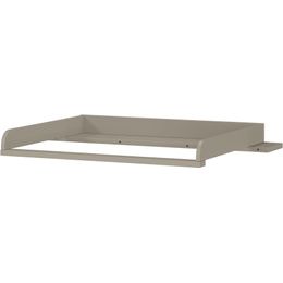 Wickelaufsatz Germania "Tomino", grau (steingrau), B:105cm H:11cm T:77cm, Spanplatte, Wickelaufsätze, Wickelaufsatz für Kommode GW-Tomino, Wickelfläche 85 x 75 cm
