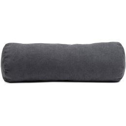 Gözze Nackenrolle GÖZZE "Darco" Gr. 1, grau (anthrazit), B:20cm L:60cm, Polyester, Funktionskissen