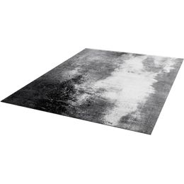Teppich "Aura", grau, B:170cm H:9mm L:240cm, Polyamid, wash+dry by Kleen-Tex, Teppiche, rutschhemmend, In- und Outdoor geeignet, waschbar