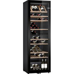 Bosch Weink&uuml;hlschrank "KWK36ABGA", Energieeffizienz: G (A-G), schwarz, B:60cm H:186cm T:61cm, Weink&uuml;hlschr&auml;nke