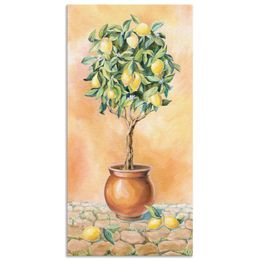 Wandbild Artland "Zitronenbaum I", bunt (farbe bild(er): naturfarben), B:30cm H:60cm, Bilder, als Alubild, Outdoorbild, Leinwandbild in verschied. Größen
