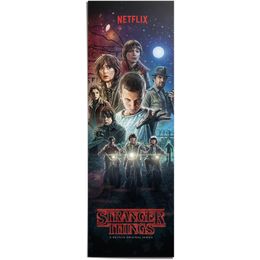 Poster Reinders "Stranger Things One sheet", rot (farbe bild(er): rot), B:53cm H:158cm, Papier, Bilder, Poster