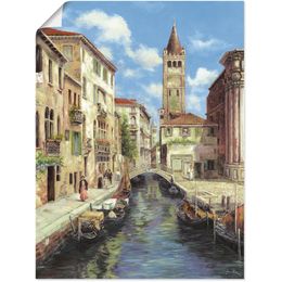 Wandbild Artland "Venedig", beige (farbe bild(er): naturfarben), B:30cm H:40cm T:0,1cm, Papier, Bilder, als Leinwandbild, Poster in verschied. Gr&ouml;&szlig;en