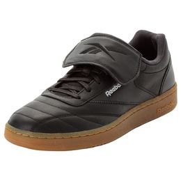 Sneaker Reebok CLASSIC "CLUB C TERRACE", Gr. 44,5, schwarz (core schwarz, pure grau 2, blau), Leder, Sportlich, Schuhe