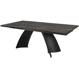 Esstisch Home Affaire, H:77cm T:90cmschwarz, schwarz, schwarz, Garten, Tische, "Tangularis"