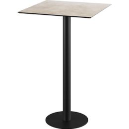 Klapptisch Essentials "Urban", schwarz (schwarz, moonstone, schwarz), B:70cm H:109,2cm T:70cm, Pulverbeschichteter Stahl, Tische, in verschiedenen Ausführungen