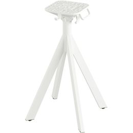 Untergestell Essentials "Infinity", wei&szlig;, B:60cm H:72cm T:60cm, Stahl, Untergestelle, Esstisch-Zubeh&ouml;r M&ouml;belfu&szlig;, niedrig