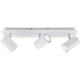 Briloner Leuchten LED Deckenspots "2857035 Run", weiß, Leuchten, Deckenlampe, 45x8x12,3cm, max.40W, GU10, Wohnzimmer, Flur, Büro