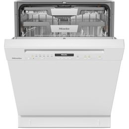Miele Unterbaugeschirrspüler "G 7130 SCU AutoDos", Energieeffizienz: B (A-G), silber (weiß), B:59,8cm H:80,5cm T:57cm, Geschirrspüler