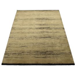 Teppich Musterring "DALLAS", gold (goldfarben), B:78cm H:8mm L:150cm, Polyester, Teppiche, Teppich, exlcusive Musterring DELUXE COLLECTION