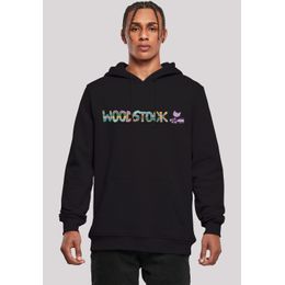 Sweatshirt F4NT4STIC "Woodstock Aztec Logo", Herren, Gr. 5XL, schwarz, Obermaterial: 65% Baumwolle, 35% Polyester, slim fit, ohne Bündchen, Sweatshirts, Print