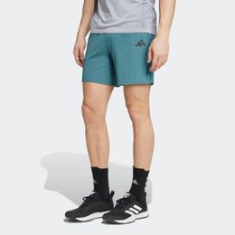 Shorts adidas Performance "GYM+ SHORT", Herren, Gr. 3XL, preloved teal, Obermaterial: 87% Polyester, 13% Elasthan, sportlich, Hosen