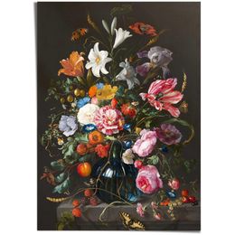 Poster Reinders "Stilleben Blumen", bunt (farbe bild(er): bunt), B:100cm H:140cm T:0,1cm, Papier, Bilder, Poster