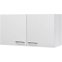 Hängeschrank Flex-Well "Kopenhagen", weiß (weiß matt), B:100cm H:54cm T:32cm, Spanplatte, Schränke, (B x H x T) 100 x 54,8 x 32 cm