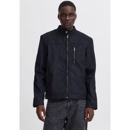 Bomberjacke Blend "BHEMMET Jacket", Herren, Gr. L, schwarz, Web, Obermaterial: 100% Polyester, unifarben, regular fit normal, Jacken
