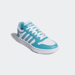 Sneaker adidas Sportswear "HOOPS 3.0", Gr. 38, weiß (cloud weiß, preloved blau, preloved blau), Synthetik, Textil, Schuhe