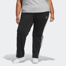 Sporthose adidas originals "FIREBIRD TP", Damen, Gr. 4X (58/60), N-Gr, schwarz-weiß (schwarz, weiß), Obermaterial: 100% Polyester, Sportlich, Hosen