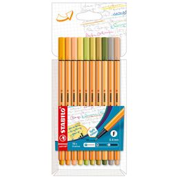Stabilo Fineliner-Stifte "Stabilo point 88" - 10er Pack - Sofftcolors - 12% | Schulzubehoer