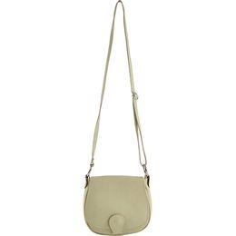 ORE10 Leder-Umhängetasche in Beige - (B)17 x (H)19 x (T)6 cm - 73% | Damen-taschen