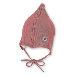 Sterntaler Woll-Bindemütze "Zipfel" in Pink - 40% | Größe 45 cm | Baby-muetzen