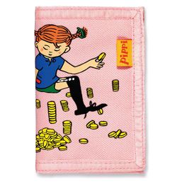 Pippi Langstrumpf Geldb&ouml;rse "Pippi" in Rosa - (B)8 x (H)12 cm - 10% | Kinder-rucksaecke-taschen