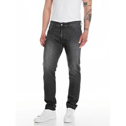 Replay Jeans - Slm fit - in Anthrazit - 63% | Gr&ouml;&szlig;e W33/L34 | Herren-plussize