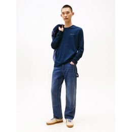 Tommy Jeans Longsleeve in Dunkelblau - 11% | Größe L | Herrenshirts