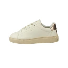 Gant Footwear Leder-Sneakers "Julice" in Creme/ Rosegold - 66% | Größe 41 | Damen-sneakers