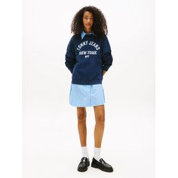 Tommy Jeans Sweatshirt in Dunkelblau - 42% | Gr&ouml;&szlig;e L | Damen-sweatshirts-jacken