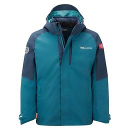 Trollkids 3in1-Funktionsjacke "Skanden" in Blau - 50% | Gr&ouml;&szlig;e 128 | Kinderjacken