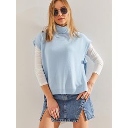 Bianco Lucci Pullunder Damen Gr&ouml;&szlig;e XS/XL hellblau