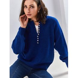 Bianco Lucci Pullover Damen Größe XS/XL dunkelblau