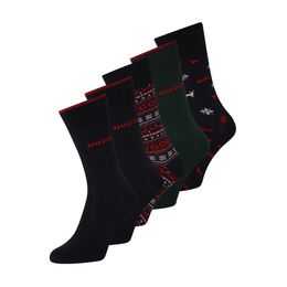 Hugo Socken 'XMAS' Herren Größe 40/46 navy / tanne / rot / weiß