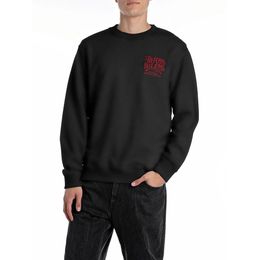 Replay Sweatshirt in Schwarz - 65% | Gr&ouml;&szlig;e XL | Herren-plussize