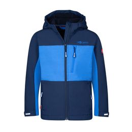 Trollkids Softshelljacke "Bergsfjord" in Dunkeblau/ Blau - 45% | Gr&ouml;&szlig;e 98 | Kinder-outdoor-jacken