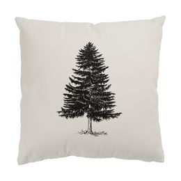 Bilderwelten Dekokissen Kissenbezug Vintage Holiday - Tannenbaum