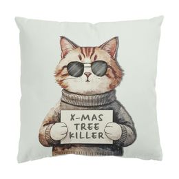 Bilderwelten Dekokissen Weihnachtsbaumkiller