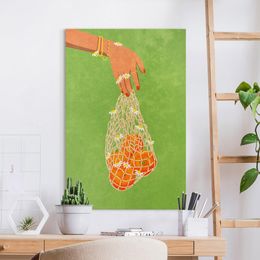 Bilderwelten Leinwandbild Sonnengek&uuml;sste Orangen
