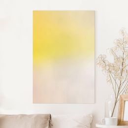 Bilderwelten Leinwandbild Sonnige Traumlandschaft