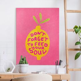 Bilderwelten Leinwandbild Soulfood Lemon