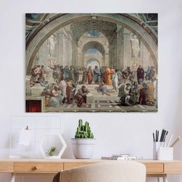 Bilderwelten Leinwandbild Raffael - Die Schule von Athen