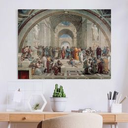 Bilderwelten Leinwandbild Raffael - Die Schule von Athen