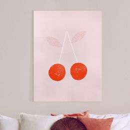 Bilderwelten Leinwandbild PopArt Cherries