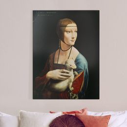 Bilderwelten Leinwandbild Leonardo da Vinci - Die Dame mit dem Hermelin